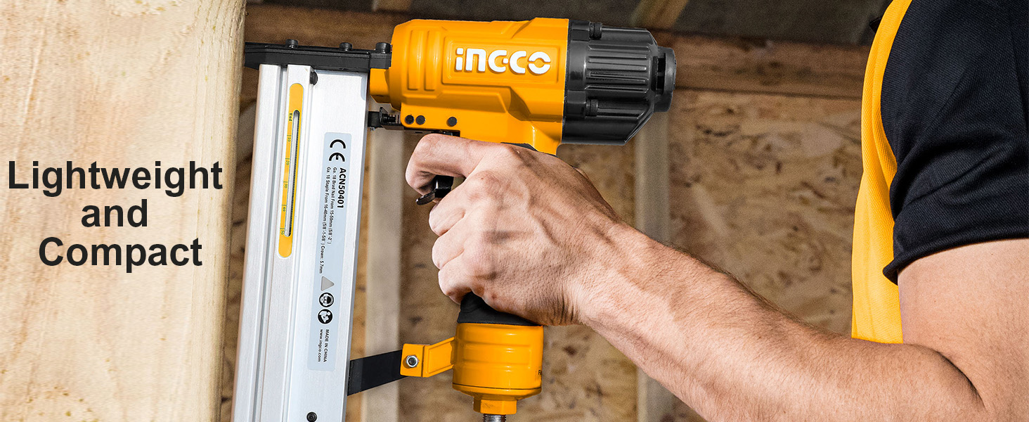INGCO INGCO 2-IN-1 Combo Brad Nailer with 1000 PCS Brad Nails & 200 PCS ...