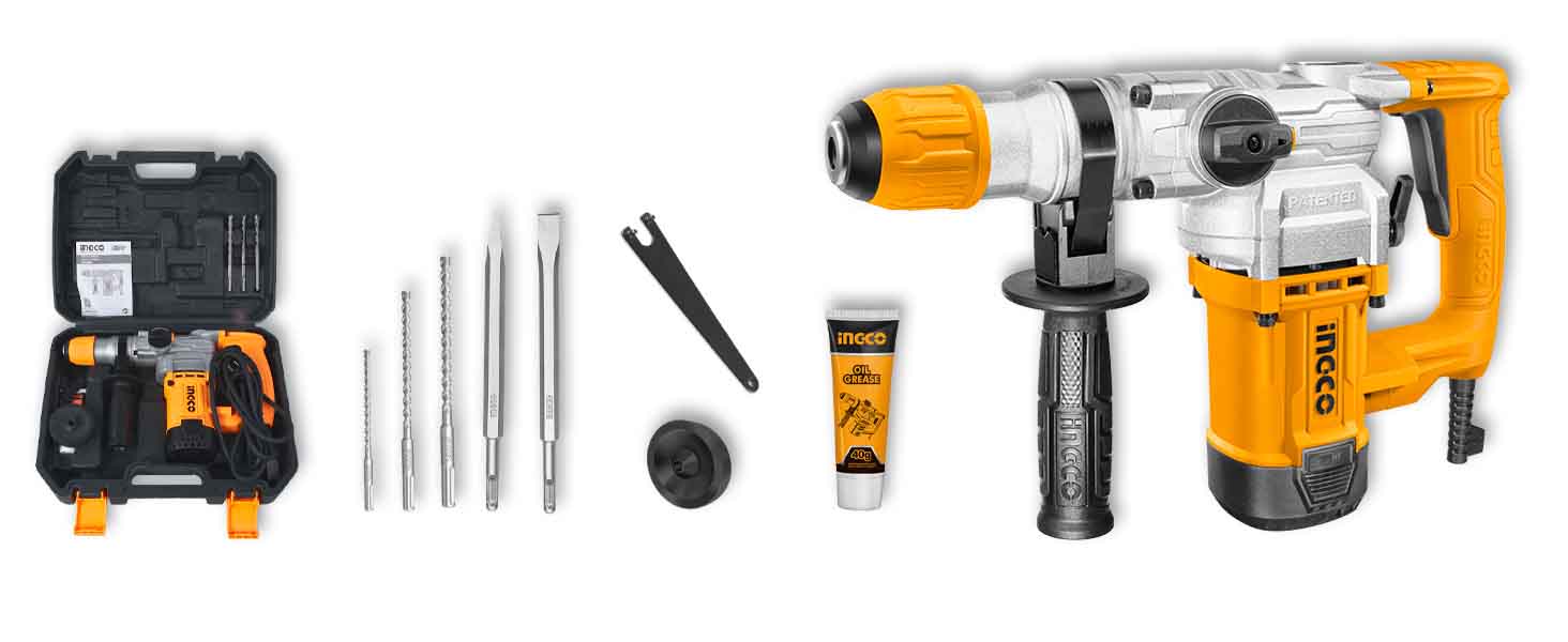 INGCO INGCO 1050W 26mm Hammer drill machine RH10506 | Hammer machine ...