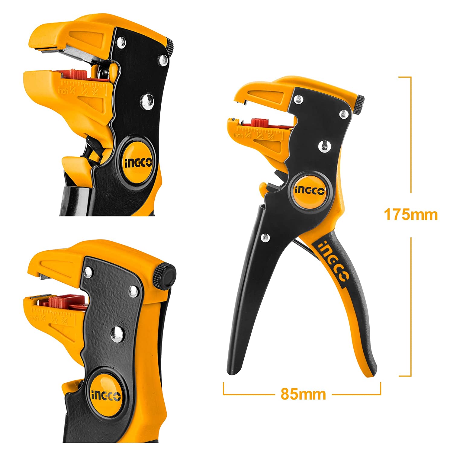 INGCO INGCO Automatic Wire Stripper & Cutter HWSP15608 – Precision Tool ...
