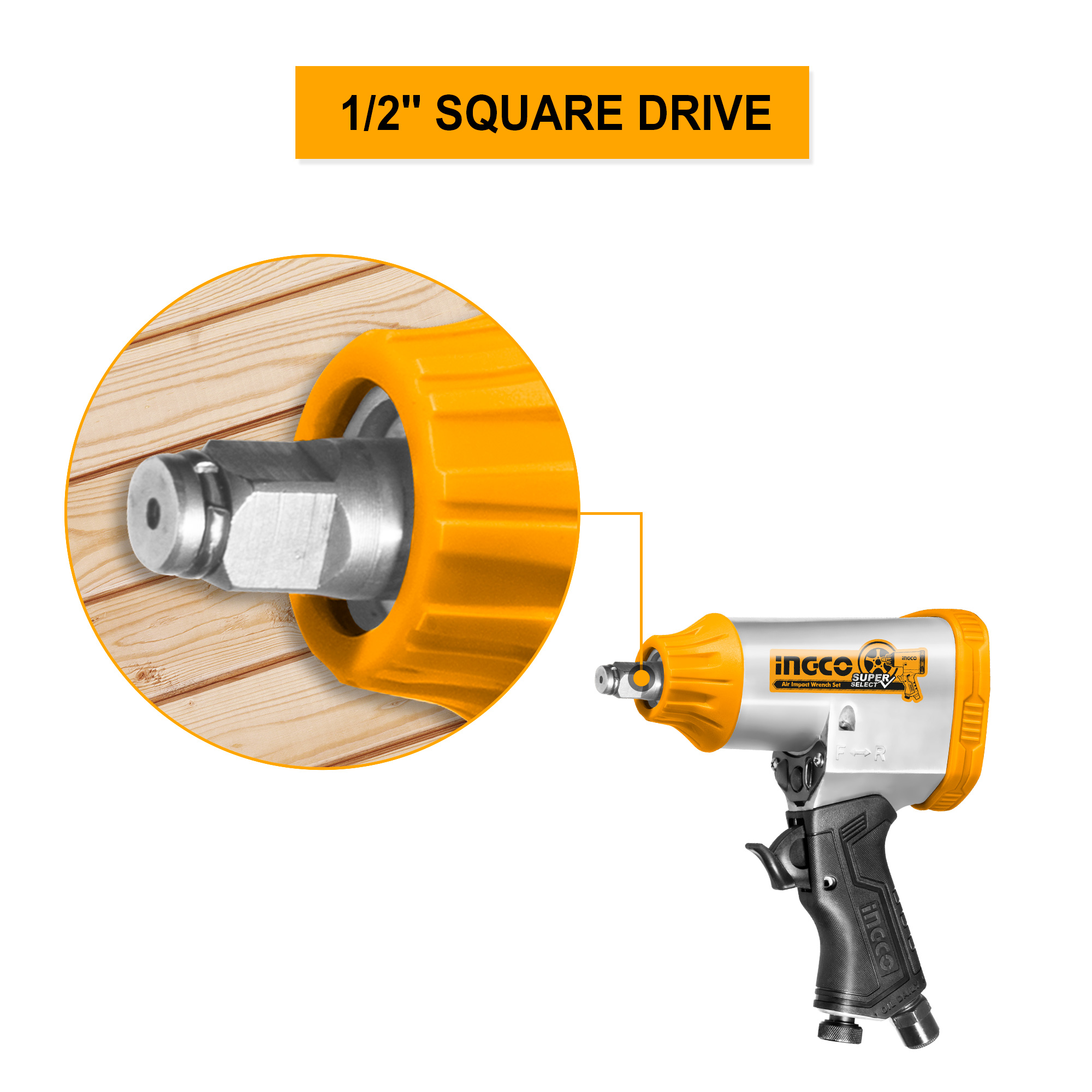 INGCO INGCO Tools & Air Impact Wrench