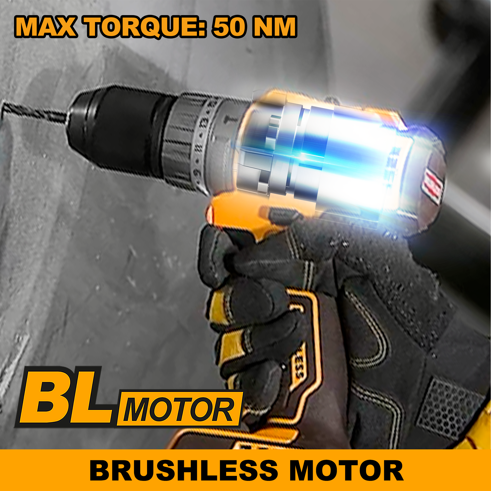 INGCO INGCO 50 Nm Cordless Drill Machine CIDLI20508 | Cordless Impact Drill | India