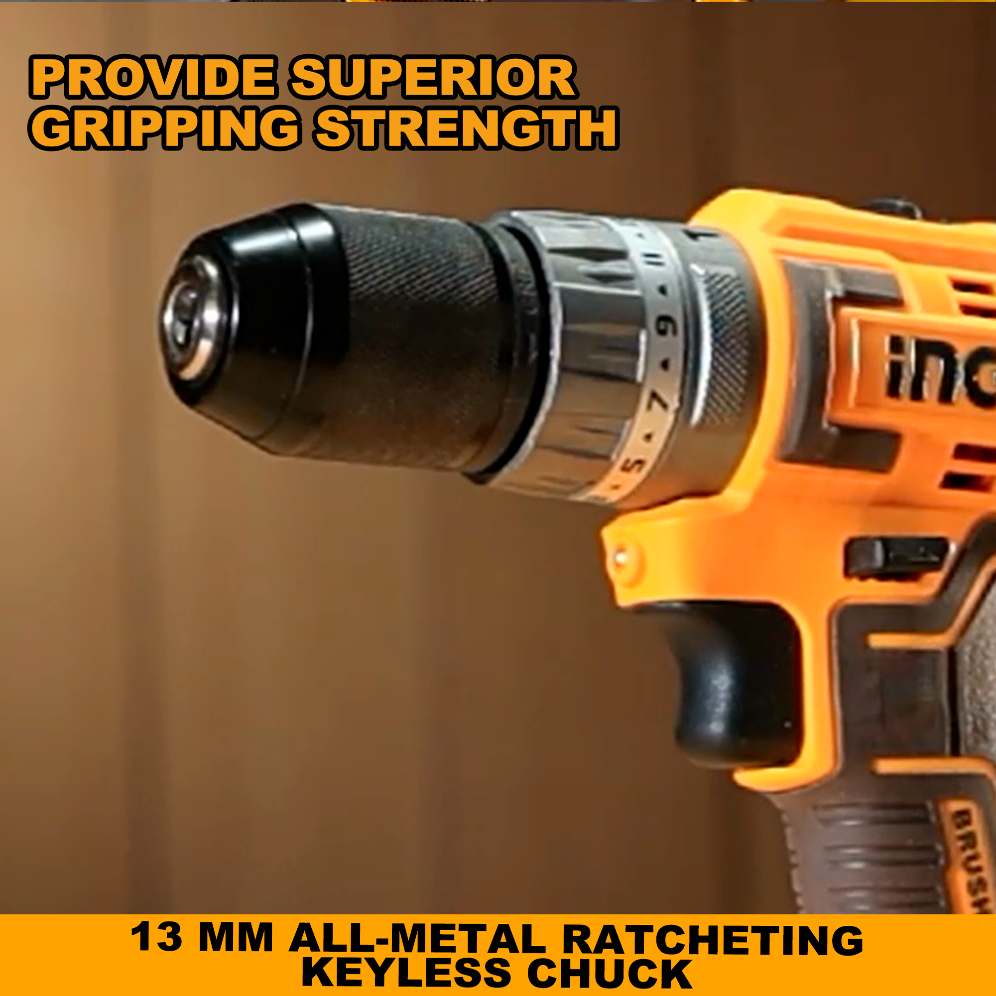 INGCO INGCO 50 Nm Cordless Drill Machine CIDLI20508 | Cordless Impact Drill | India