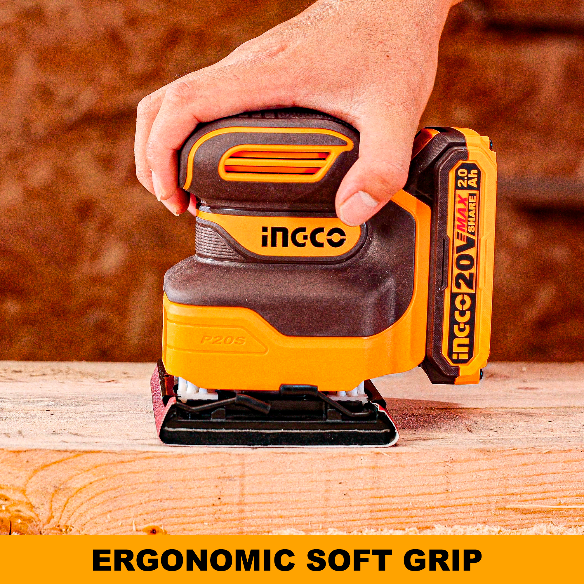 INGCO INGCO Cordless sheet sander CSHSLI20141 | sanding machine | India