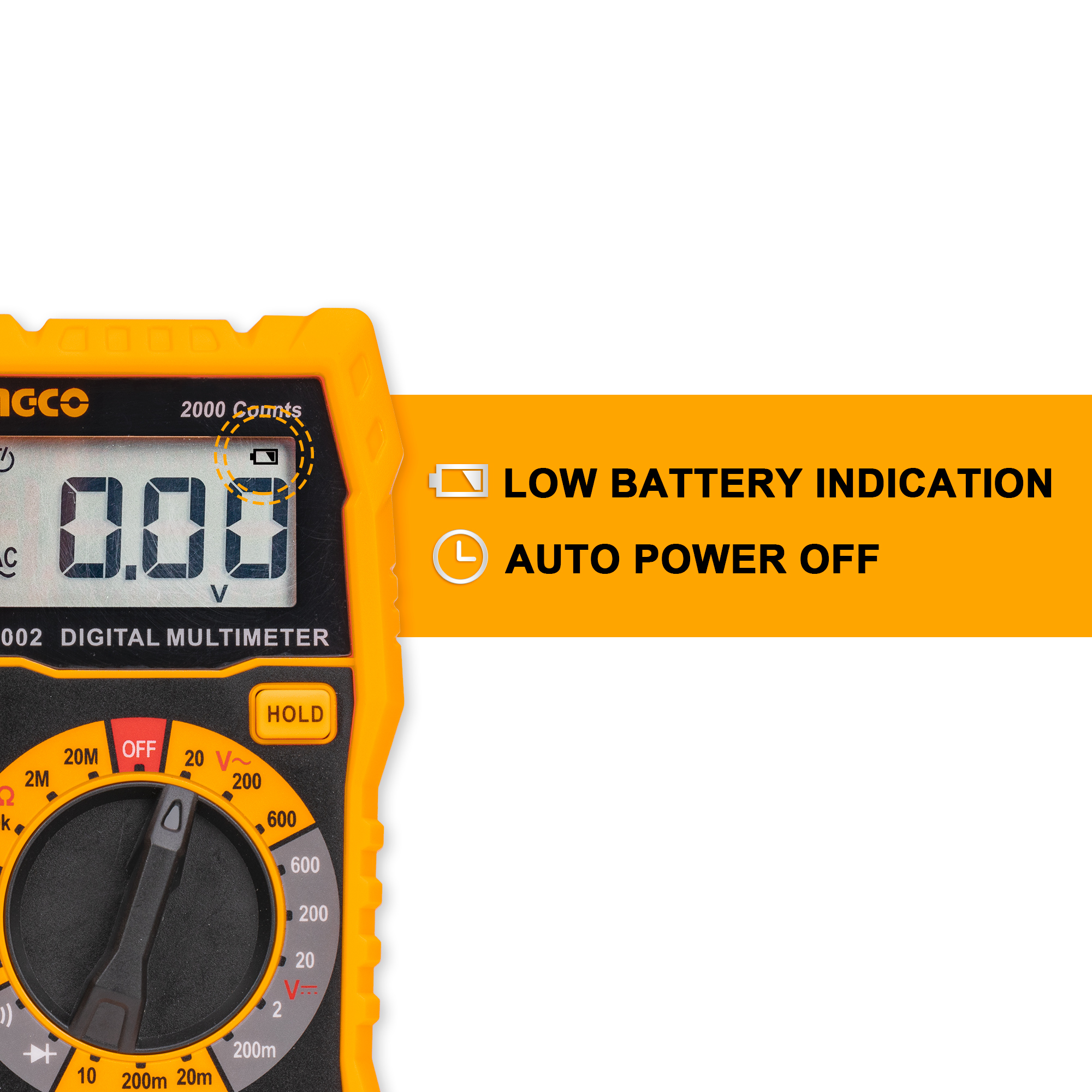 INGCO Measuring Tools Digital multimeter DM2002
