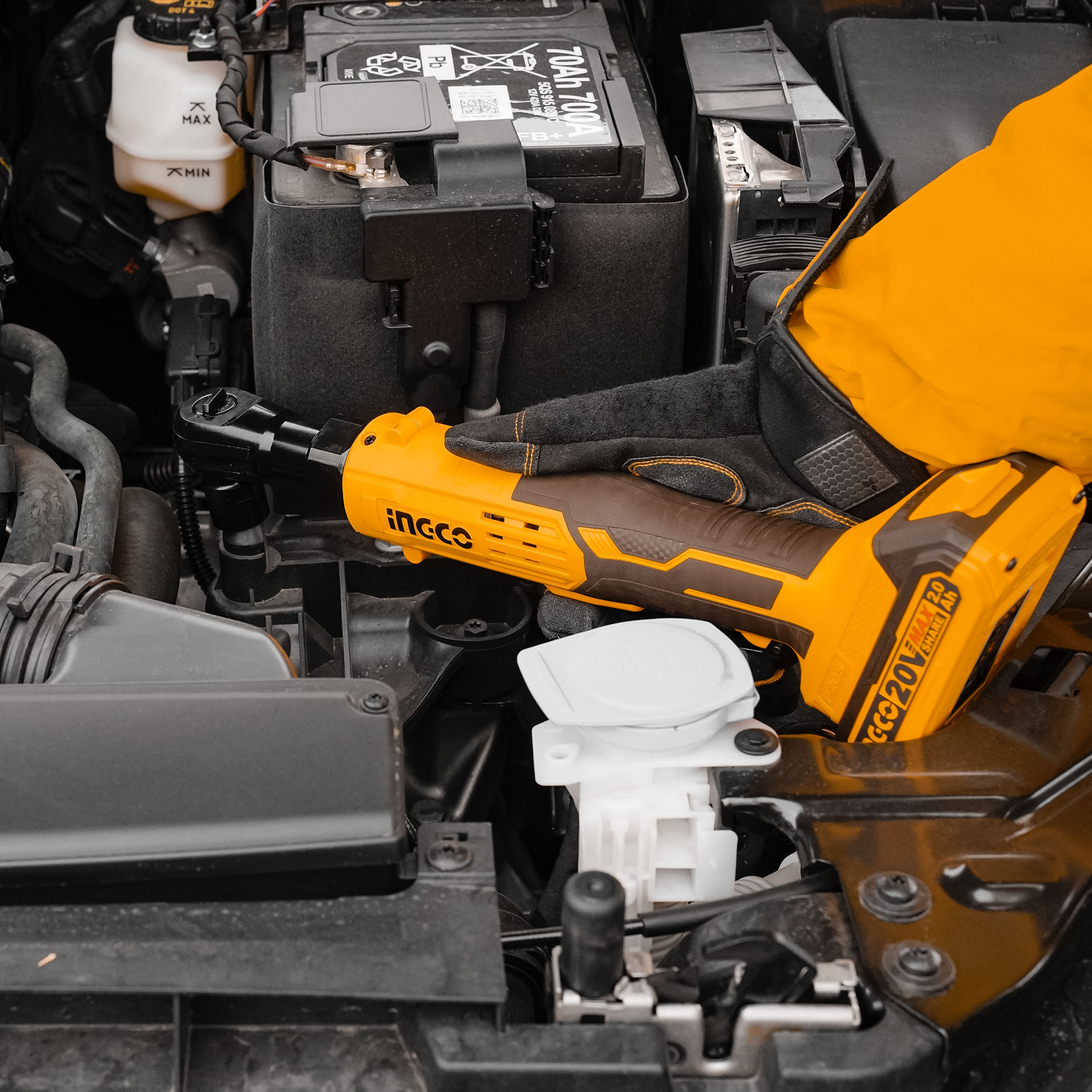 INGCO INGCO Cordless Drive Ratchet 65Nm Cordless Ratchet Wrench ...