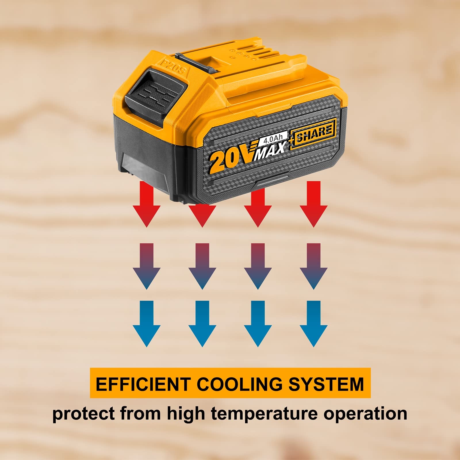 INGCO INGCO Tools & battery & battery lithium 5.0Ah