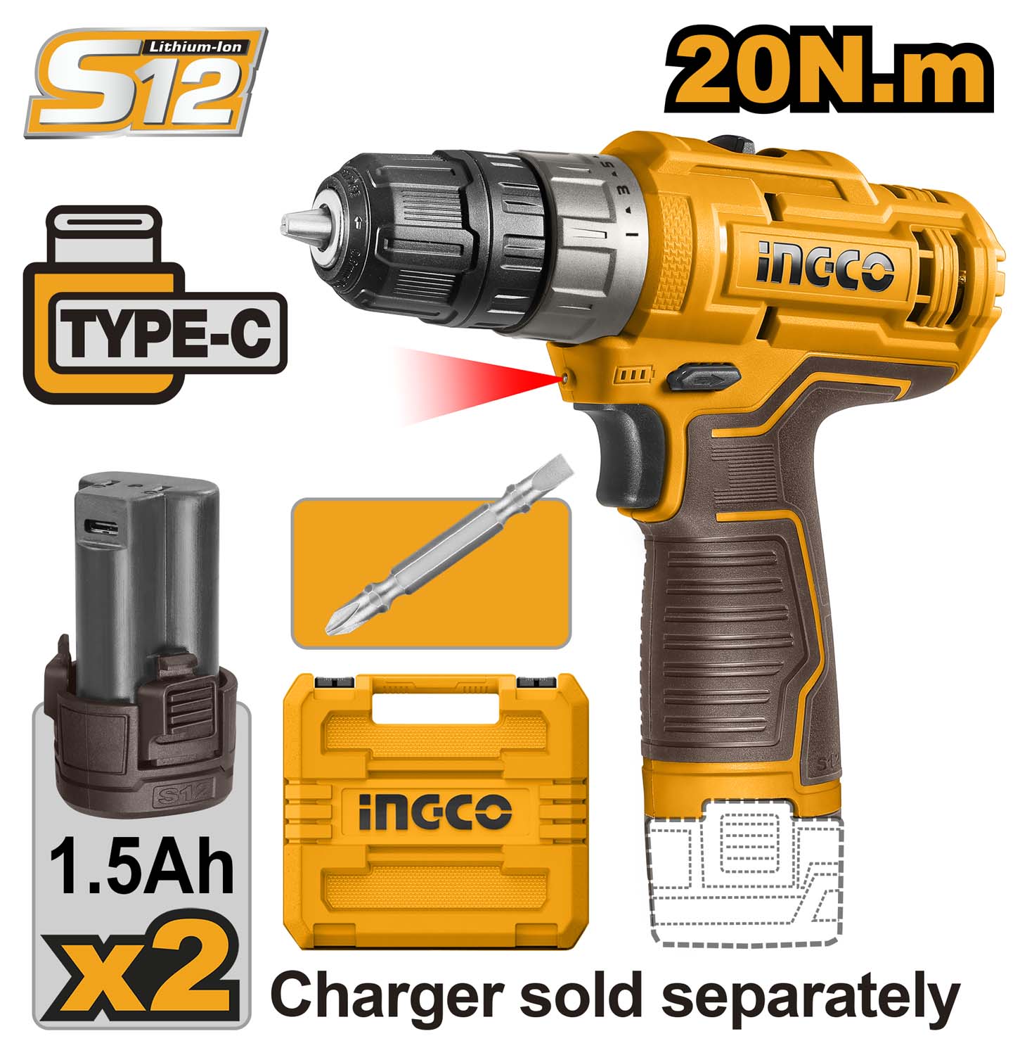 INGCO Cordless Drill Machine | India