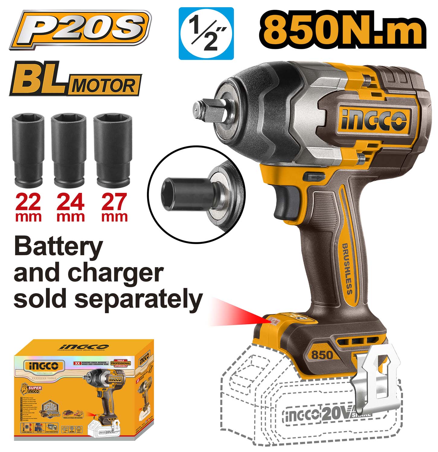 INGCO ingco& ingco tool& impact wrench