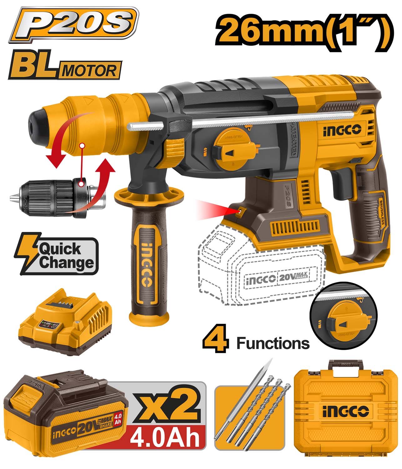 INGCO Cordless Drill Machine | India