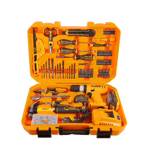 INGCO INGCO 20V Lithium Battery 165pcs Tools Set HKTHP11651 | with Impact Drill, Battery ...
