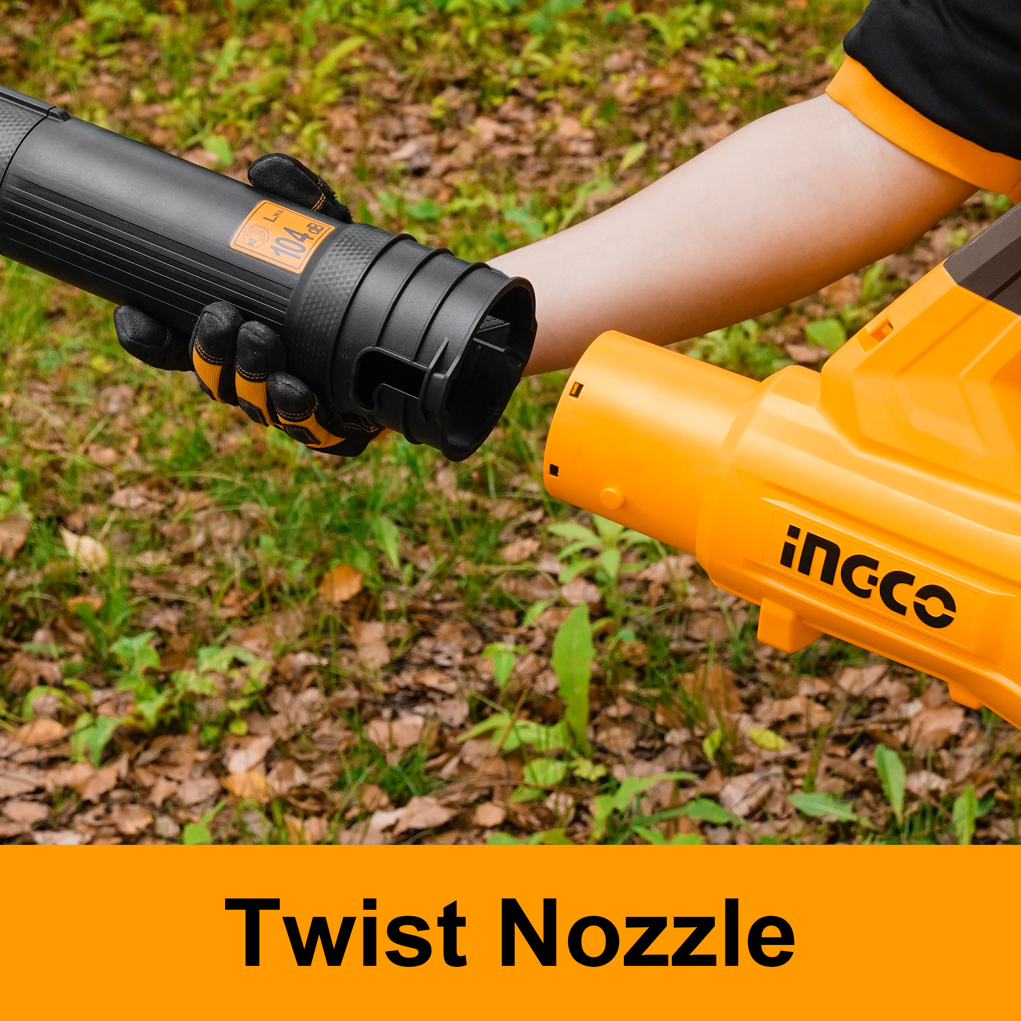 INGCO INGCO 20V Cordless Leaf Blower with Dual 2.0Ah Batteries ...
