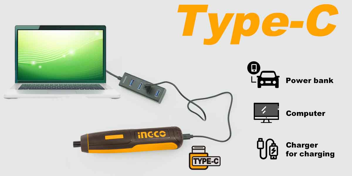 INGCO INGCO Cordless screwdriver CSDLI04062 | Small screwdriver set ...