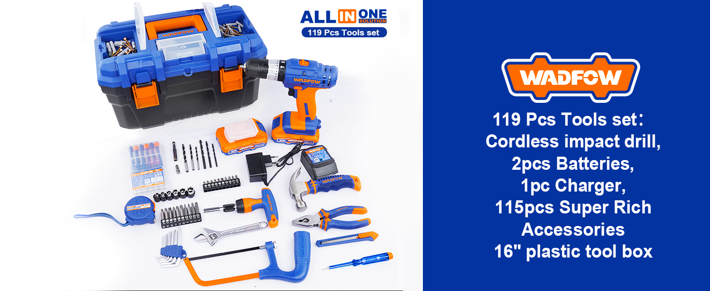 WADFOW WADFOW Power Tools & Drill Machine Battery for Home