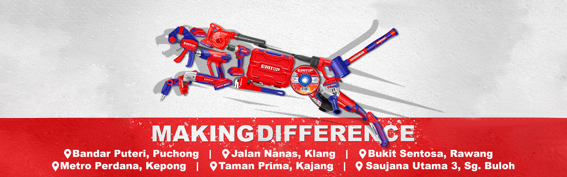 EMTOP Malaysia | Power Tools, Hand Tools & Hardware Store